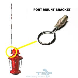 Hydra-View Fire Hydrant Marker Port Mount with Spring - HYDRA-PM52.5-R ...